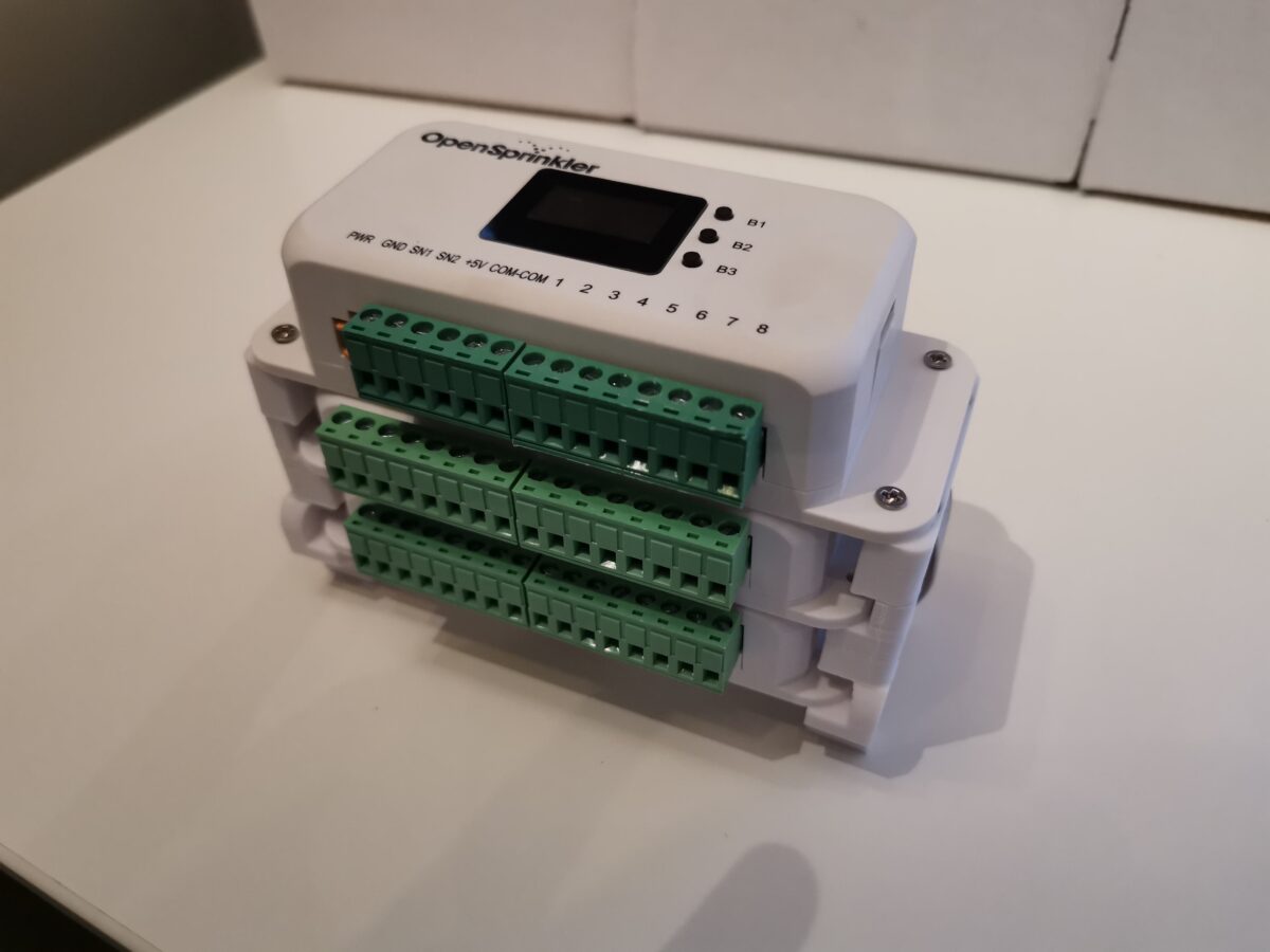 DIN rail holder – OpenSprinklerShop